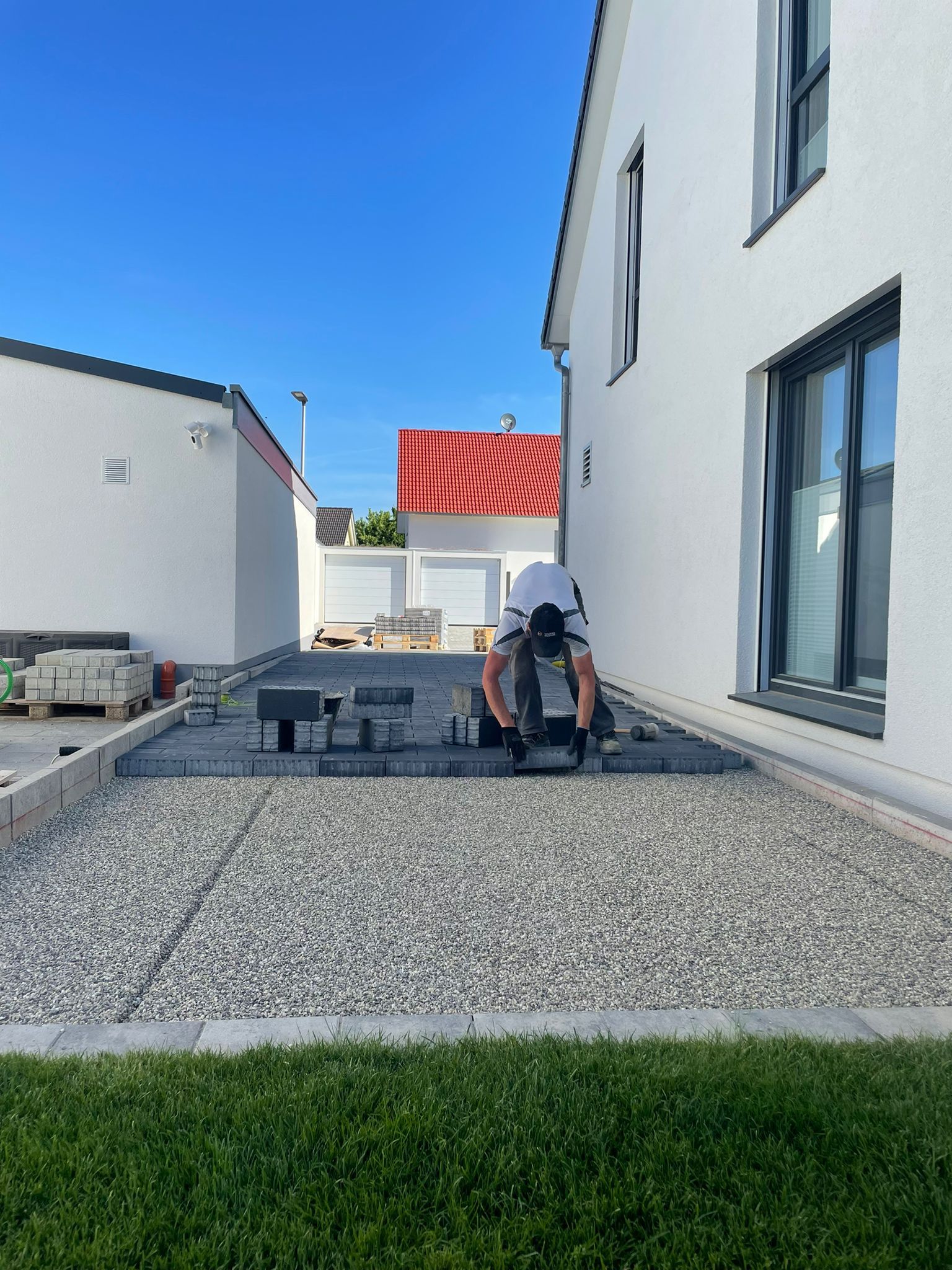 RM Landschaftsbau. Hofeinfahrtgestaltung